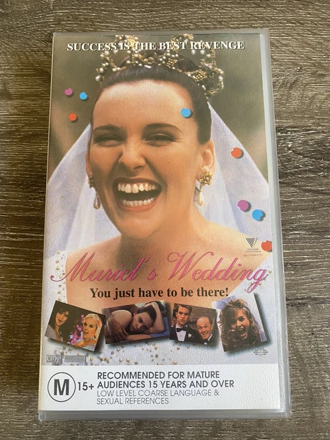 AUSTRALIAN MOVIE VHS Muriel's Wedding (VHS, 1994) Iconic Movie 90s ... AUSTRALIAN MOVIE VHS Muriel's Wedding (VHS, 1994) Iconic Movie 90s ...