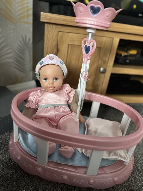 PRINCESS ALEXA DOLL With Cot, Carrier, Clothes & Accessories £30.00 ...