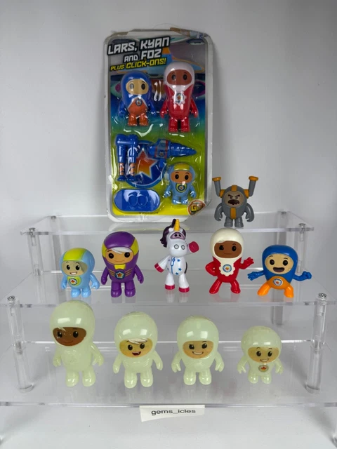 13X CBEEBIES GO Jetters Magazine Figures Ubercorn Lars Foz Kyan glow in ...