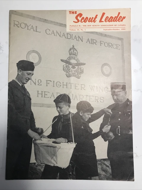 SCOUT LEADER MAGAZINE September October 1955 Boy Scouts Canada RCAF ...