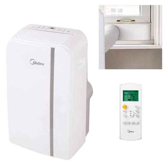 MIDEA 12K BTU Portable Air Conditioner with Remote Control, MPPDB ...