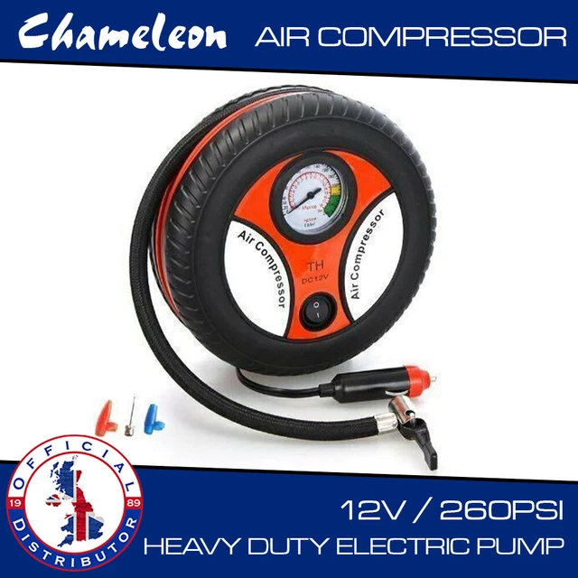 AIR PUMP COMPRESSOR 12V Electric Inflation 260PSI inflatables pools ...
