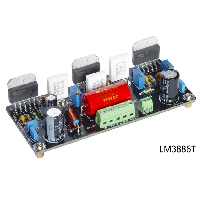 1PC LM3886T X3 Assembled Parallel 150W Pure DC Mono-Verstärker Board EUR 76,16 - PicClick DE
