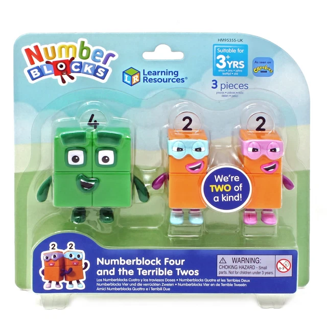 LEARNING RESOURCES NUMBERBLOCKS Four and the Terrible Twos, Official ...