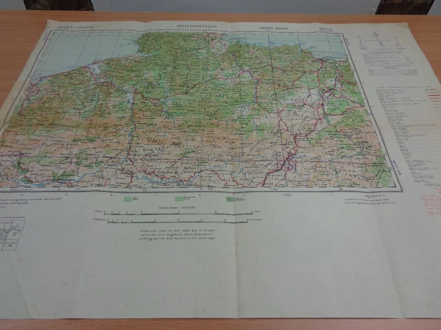 WW2 NORTH AFRICAN Campaign British map of "PHILIPPEVILLE" (ALGERIA ...