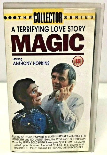 VHS MAGIC ANTHONY Hopkins Ann Margret Psychological Dummy Horror Rare ...