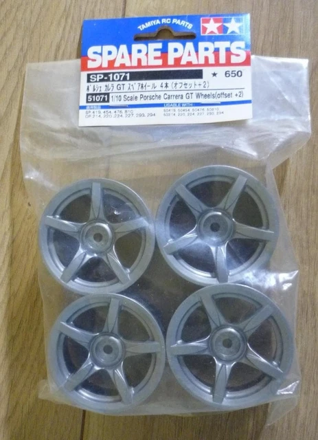 4 X TAMIYA Rc Porsche Carrera Gt Spare Wheels £32.02 - PicClick UK