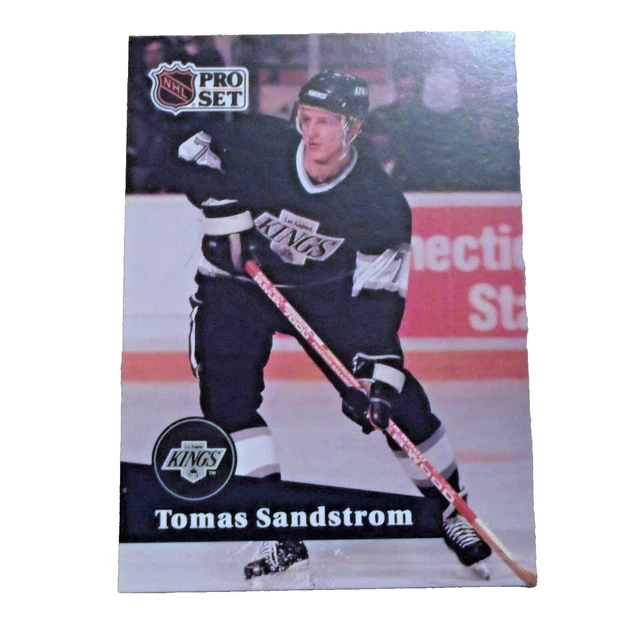 1991-92 PROSET TOMAS Sandstrom N°97 Los Angeles Kings Hockey Français ...