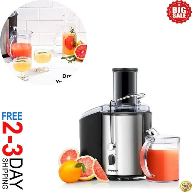 EXTRACTOR DE JUGOS Para Frutas Y Vegetales Acero Inoxidable Exprimidor ...