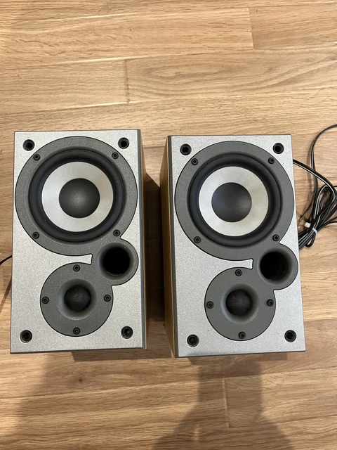MISSION DENON SC-M50 2 Way Reflex Bookshelf Speakers Good working ...