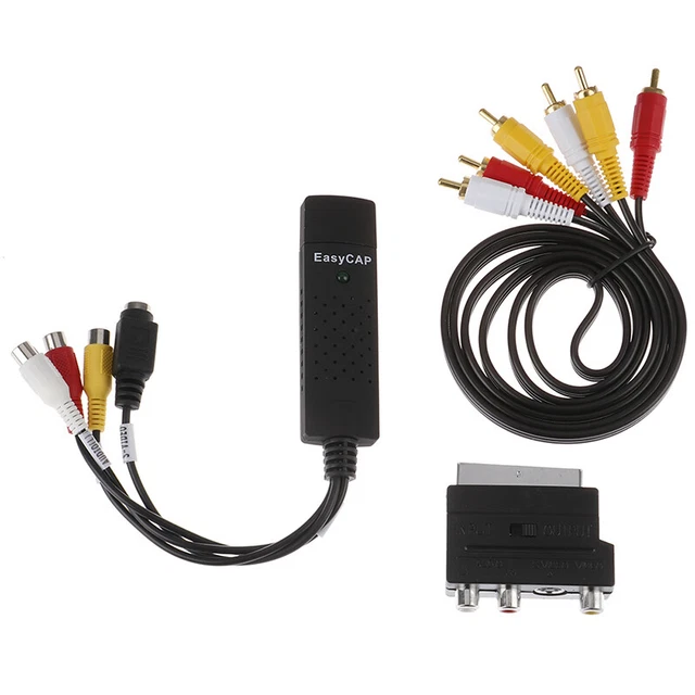 CASSETTES VIDÉO VHS en DVD Convertir Numérisation Adaptateur USB PC EUR ...