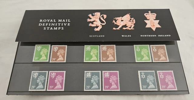 ROYAL MAIL MINT Definitive Stamps No.26 Sealed 1991 Scotland Wales N ...