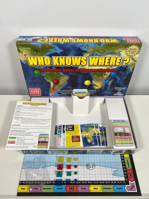 WHO KNOWS WHERE The Global Location Guessing Game - 1 Pack of Cards ...