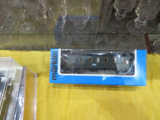 ANCIEN WAGON TRAIN electrique boite wagon voyageurs marklin 4105 EUR 20 ...