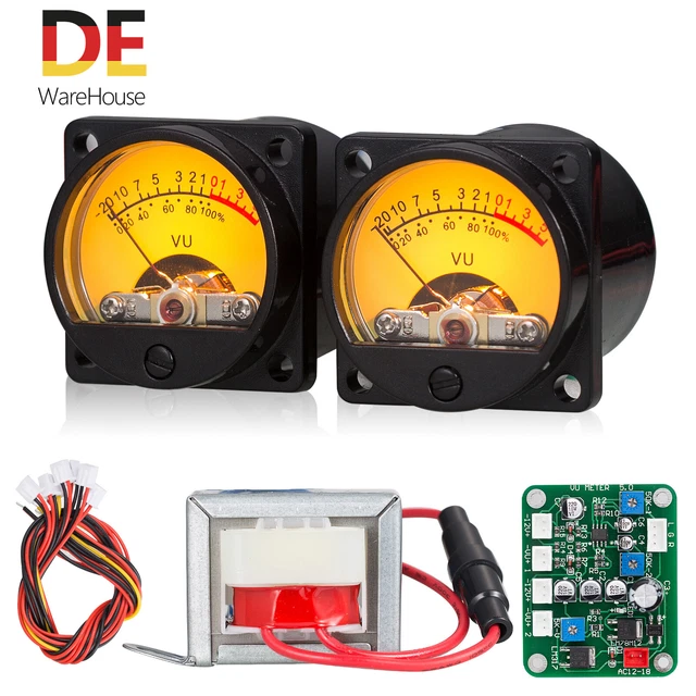 DB PANEL SOUND Level Display Dual Analog VU Meter+Driver Board für ...