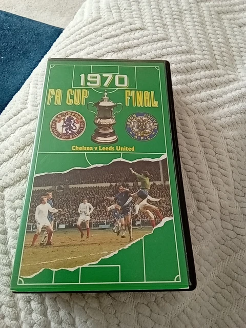 VINTAGE BBC OFFICIAL VHS Video 1970 FACup Final Leeds Unt v Chelsea £2. ...