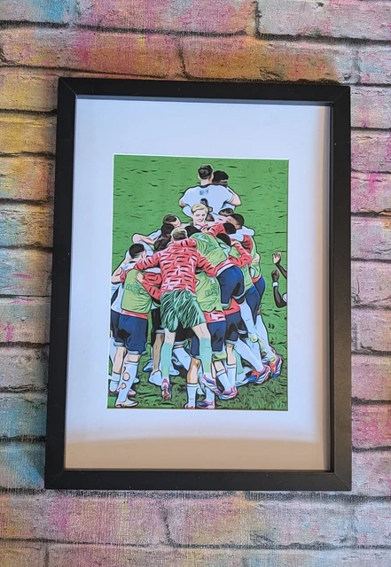 ENGLAND EURO 2024 Celebration Football Picture Pop Art Design £3.99 ...
