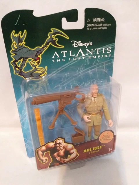 MATTEL DISNEY'S ATLANTIS The Lost Empire Rourke Figure #1133 2000 £12. ...
