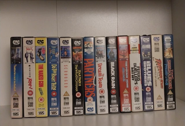 VHS VIDEO RETAIL Release CIC 1980s Comedy Action Thriller Sci-Fi ...