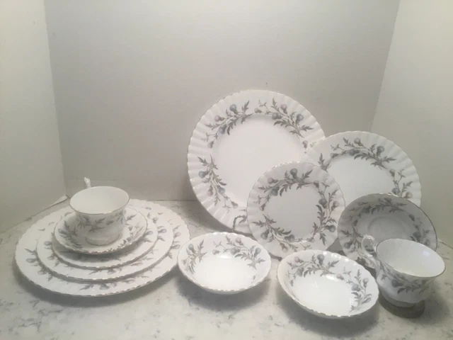 ROYAL ALBERT BRIGADOON Set of 2 Place Settings - 12 Pieces $165.00 ...
