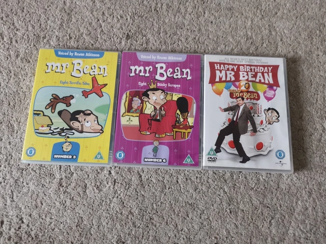 MR BEAN : TV Series & Animated Series 3x DVD Bundle. Rowan Atkinson EUR ...