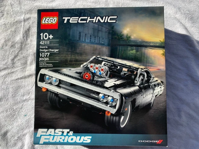 LEGO TECHNIC FAST & Furious Dom's Dodge Charger Race Car Building Set ...