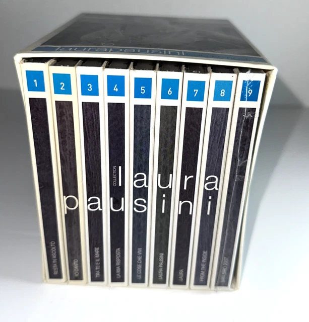 BOX COFANETTO LAURA Pausini Collection 8 Cd+Dvd Imballato Ottimo Opera ...
