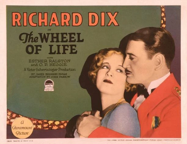 THE WHEEL OF Life Us Lobby Card Esther Ralston Richard Dix Old Movie ...