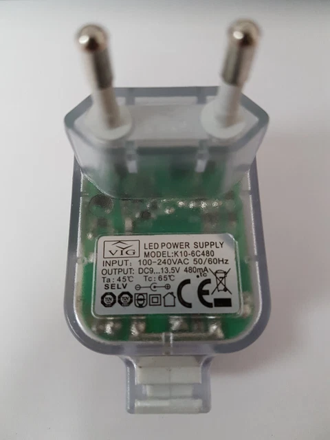 ERSATZTRAFO VIG K10-6C480 Led Driver Trafo Led Steckernetzteil EUR 24 ...