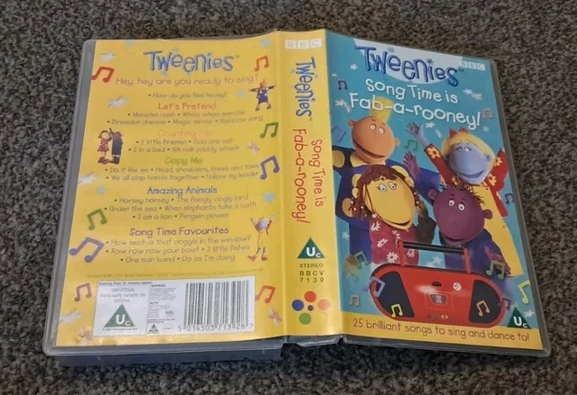 TWEENIES SONG TIME Is Fab A Rooney Bbc Video Fizz Pal Vhs Video Kids ...