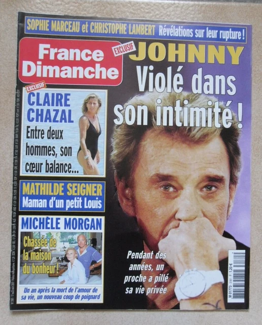 FRANCE DIMANCHE 3181 JOHNNY HALLYDAY Jean-Jacques GOLDMAN Rita HAYWORTH ...