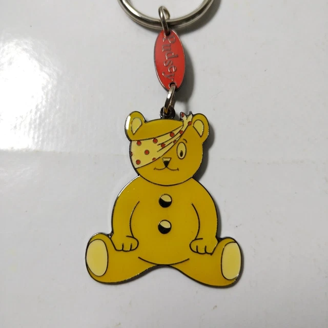 PUDSEY ENAMEL KEYRING Vintage Yellow Bear Children In Need £4.00 ...