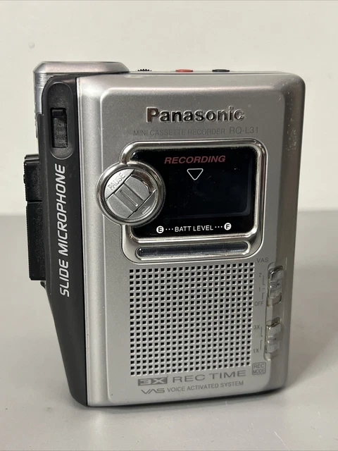 PANASONIC RQ-L31 CASSETTE Tape Recorder Player Slide Microphone ...