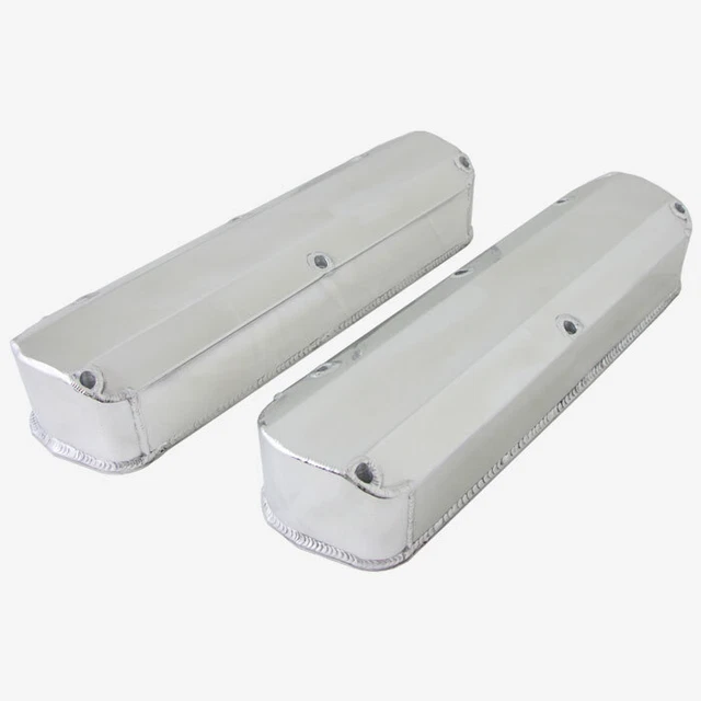 VALVE COVERS FABRICATED Ford 260-351 Windsor Aluminium Anodised with ...