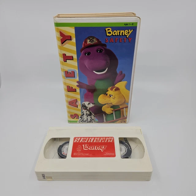 BARNEY SAFETY VHS Home Video Tape 1995 Lyons Group Sing-Along Songs ...