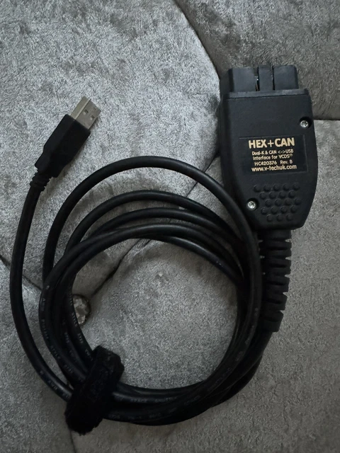 GENUINE ROSS TECH Hex + Can USB Unlimited VIN VCDS VAGCOM Audi VW Seat ...