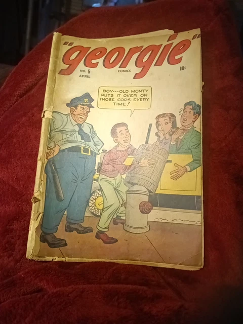 GEORGIE COMICS #5 Atlas temporel de l'âge d'or Marvel 1946 pré-code ...