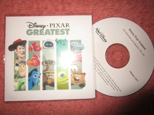 DISNEY PIXAR GREATEST Various Artists Walt Disney 26 tracks Promo CD ...