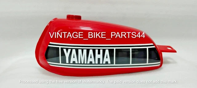 YAMAHA YZ80 F Model 1979 Aluminum Red Painted Gas Fuel Petrol Tank with Cap £350.00 - PicClick UK