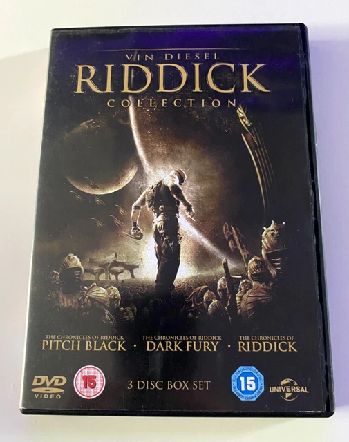 RIDDICK COLLECTION DVD Pitch Black/ Chronicles/Dark Fury £6.95 ...