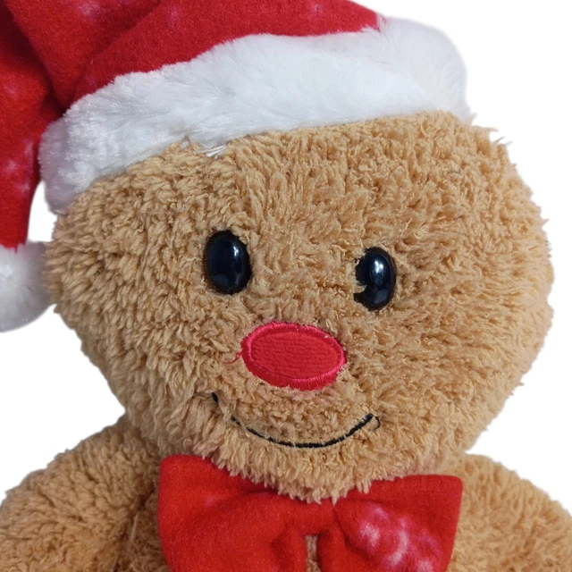 BAB GINGERBREAD COOKIE Boy Plush Santa Hat Doll Christmas Toy 16" '2011 ...