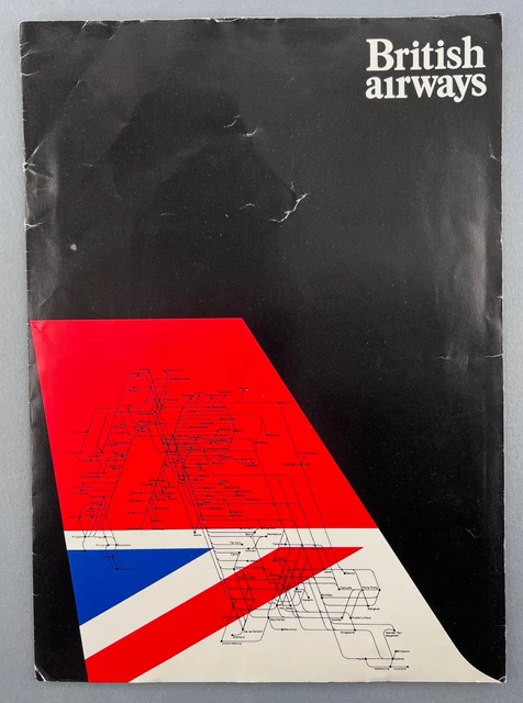 BRITISH AIRWAYS VINTAGE Airline Fact Sheet Folder Ba 1979 Fleet List £ ...