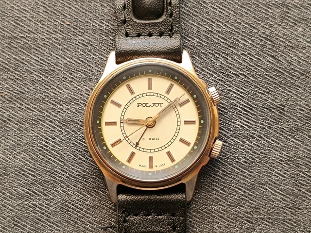 POLJOT SIGNAL CARDINAL ALARME VIBRE SIGNAL montre urss EUR 96,16 ...