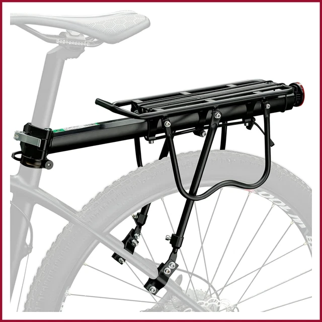 REAR MOUNTIAN BIKE Luggage Rack Cargo Quick Release Rack 165lbs ...