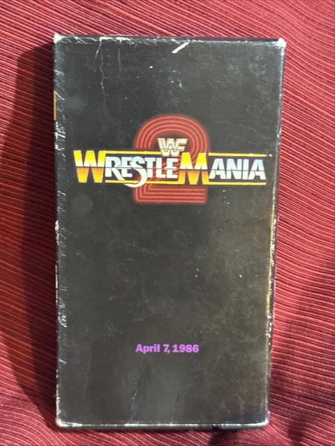 WWF WRESTLEMANIA 2 1986 Coliseum Video Hulk Hogan King Kong Bundy VHS ...