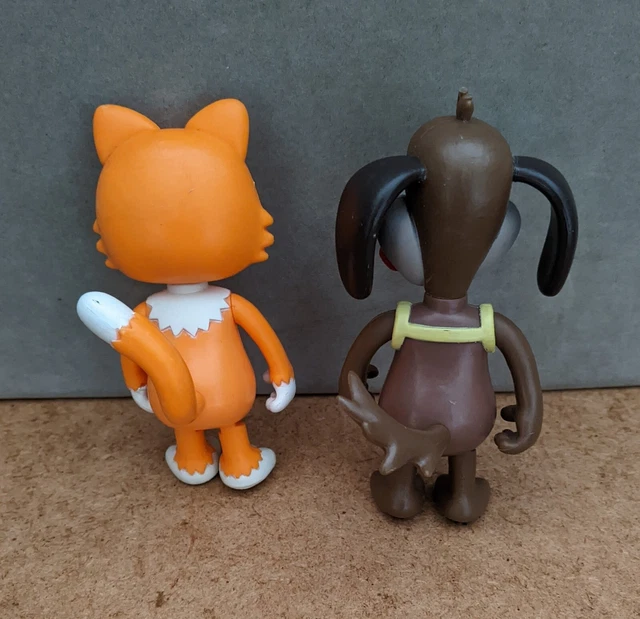 CBEEBIES 'TIMMY TIME' - Mittens The Kitten & Ruffy The Dog 4” Poseable ...