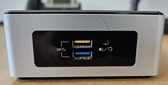 INTEL NUC MINI Computer Nuc5cpyh 4GB Ram Celeron 1.6Ghz 120GB SSD NO ...