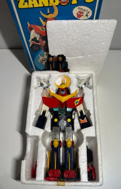 ZANBOT-3 VINTAGE CEPPI Ratti Anni ‘70/80 – Robot Die-Cast con Scatola ...
