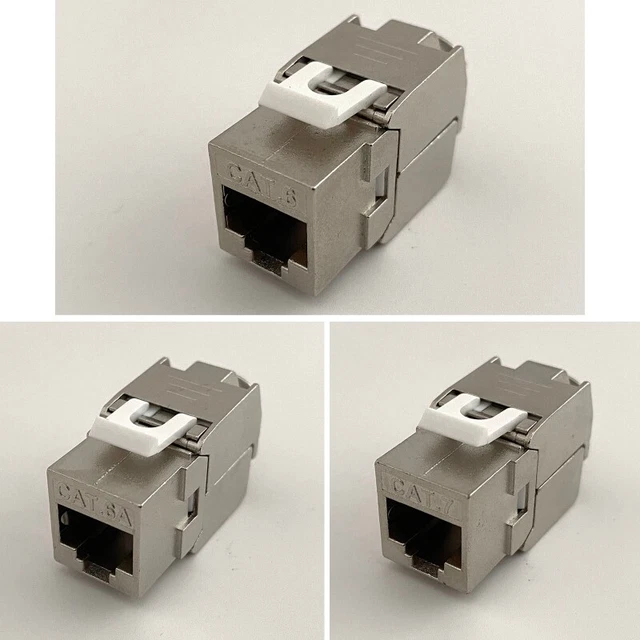 RJ45 KEYSTONE TOOLLESS Keystone Module Full Shielded Zinc Alloy $17.71 ...