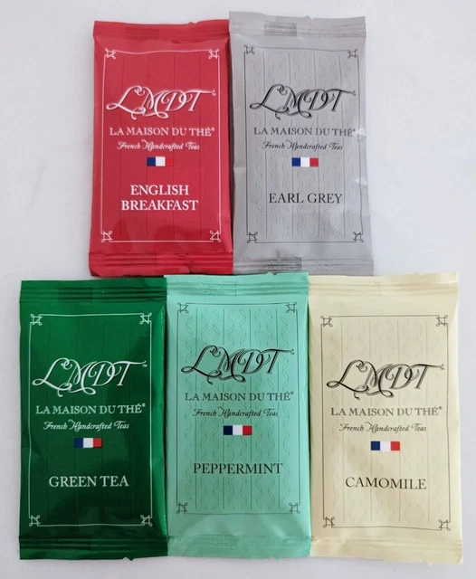 148 X LMDT Tea Bags - English Breakfast,Earl Grey,Green Tea,Peppermint ...